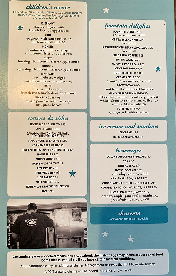 A menu that reads like a children's storybook &ndash; complete with animal-named dishes that make ordering fun for kids and nostalgic adults alike.