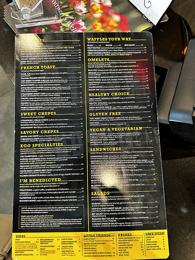 The menu at Hudson Cafe reads like a novel where every character is delicious. Plot twist: you'll want to try everything.