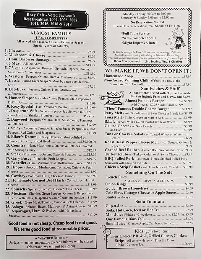 When your menu doubles as local history, you know you've found something authentically special. 