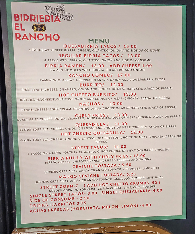 El Rancho's menu reads like a love letter to birria &ndash; those tacos with consomm&eacute; for dipping will haunt your dreams.