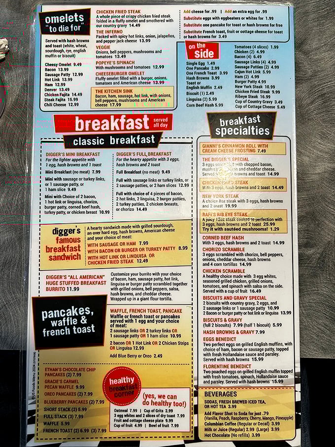 A menu that doesn't need fancy fonts or pretentious descriptions&mdash;just honest food that makes you want to order one of everything. Decision paralysis has never been so delicious.