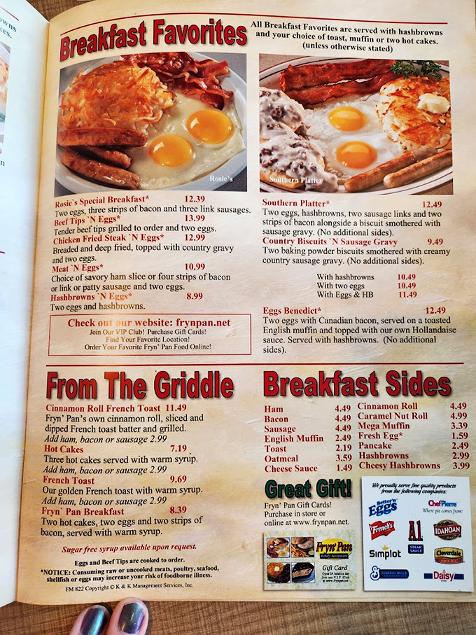 A menu that doesn't need Instagram filters&mdash;real breakfast favorites photographed in all their unpretentious, hunger-inducing glory.