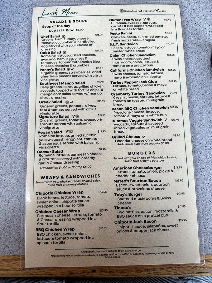 A menu that reads like a love letter to American classics—no molecular gastronomy or deconstructed nonsense, just real food for real appetites.