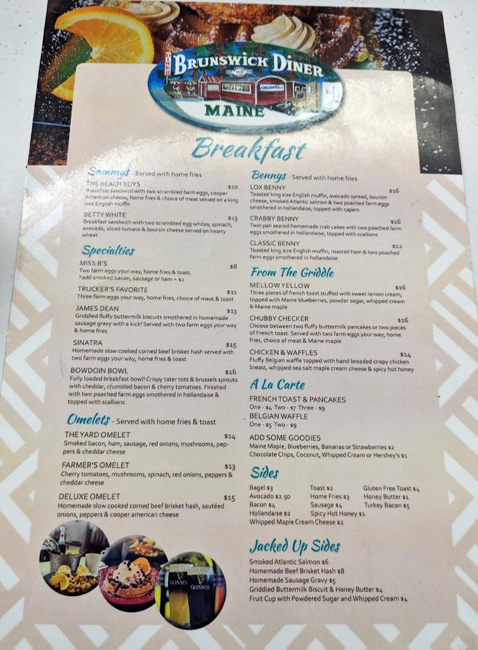 This menu isn't just food options&mdash;it's a roadmap to happiness. The "Bowdoin Bowl" alone is worth the trip to Brunswick.