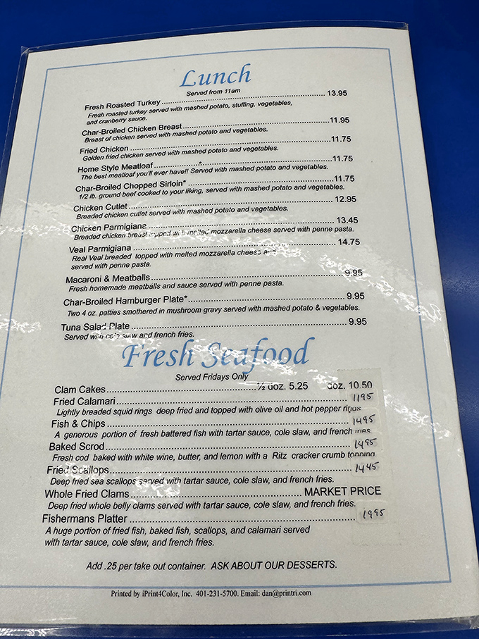 This menu isn't trying to reinvent the wheel&mdash;it's perfecting it with honest-to-goodness diner classics that have stood the test of time.