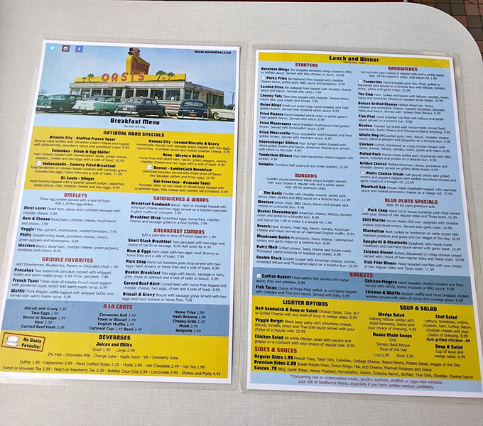 This isn't just a menu&mdash;it's a roadmap to happiness. Each laminated page promises comfort food that your grandmother would approve of.