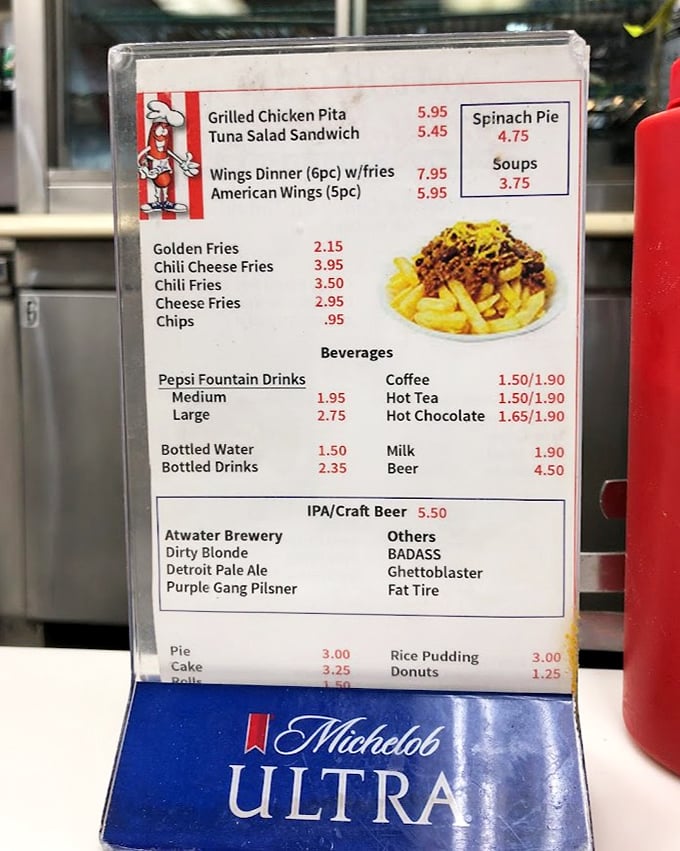 The menu reads like a love letter to comfort food classics. No fancy descriptions needed when the reputation speaks for itself.