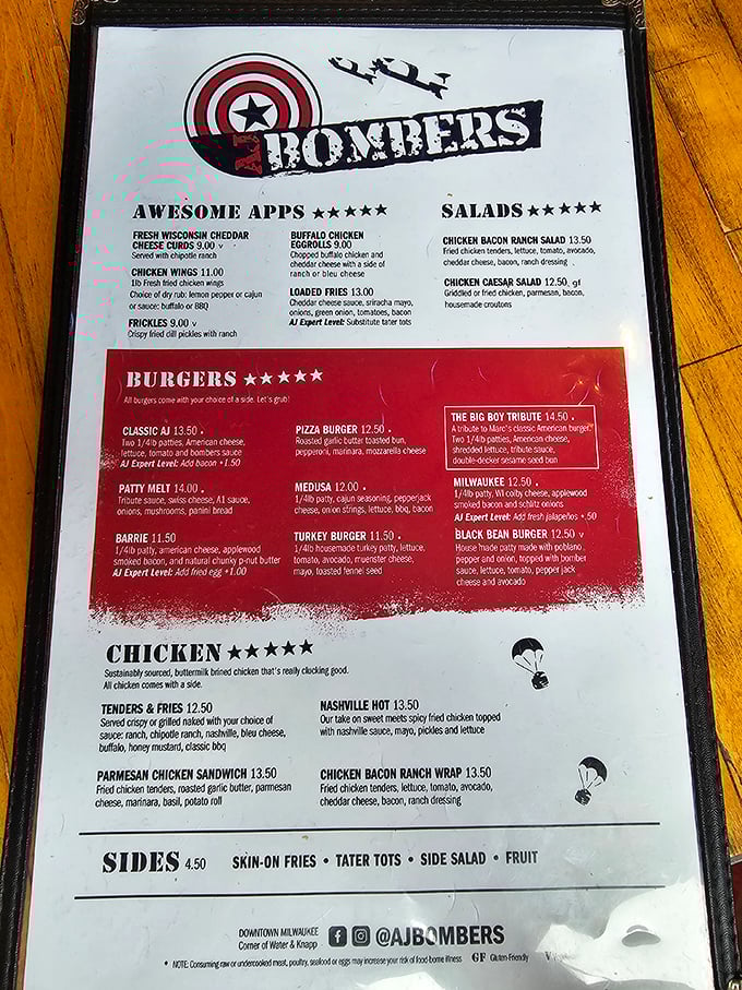 A menu that reads like comedy with a side of culinary genius&mdash;where else can you find "Hecseth is a Douche Triple Shroom Frittata"?