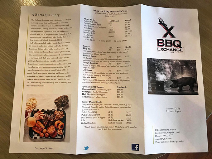 The menu reads like barbecue poetry &ndash; a love letter to smoked meats that makes vegetarians momentarily question their life choices.