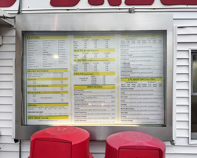 The menu board&mdash;a roadmap to happiness. Locals know exactly what they want; first-timers experience the delightful paralysis of too many perfect choices.