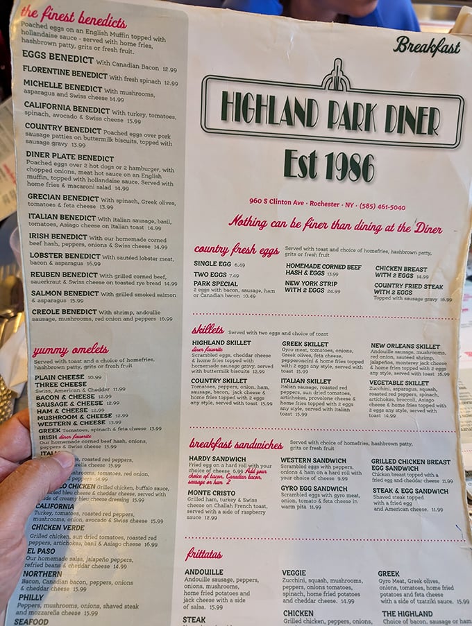 The menu reads like a love letter to breakfast classics. Those benedicts? They're not just eggs &ndash; they're edible works of art.