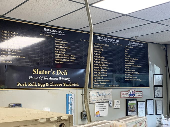 The menu board &ndash; a literary masterpiece for the hungry. Each line represents not just a sandwich, but a promise of satisfaction that's been kept for decades.
