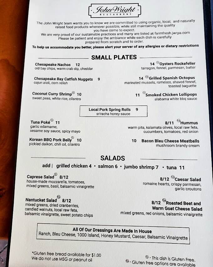 The menu reads like a love letter to Pennsylvania's bounty &ndash; local ingredients transformed into dishes that make you want to high-five the chef.