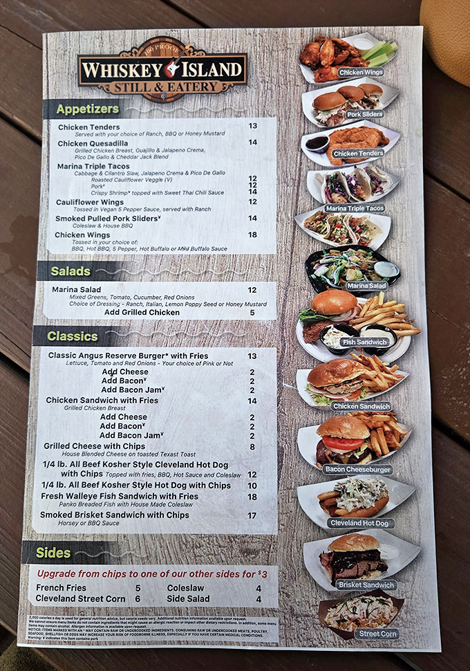 Menu decisions that rival Sophie's Choice. From cauliflower wings to smoked brisket, each option promises a delicious lakeside adventure.