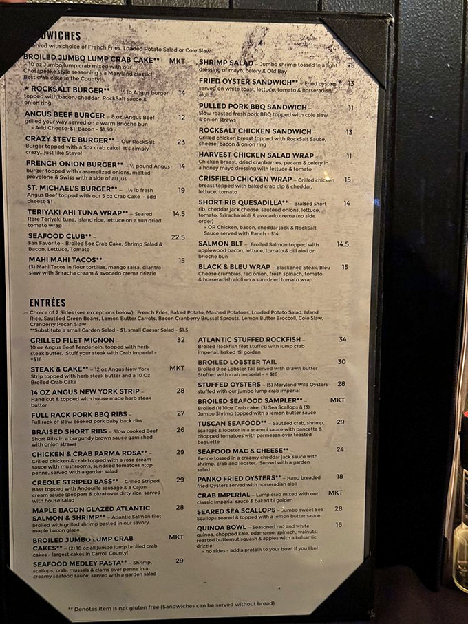 This menu isn't just a list of dishes&mdash;it's a roadmap to seafood nirvana with crab as the holy grail. 