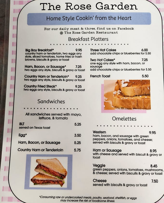 This menu reads like a greatest hits album of Southern comfort food. No molecular gastronomy, no deconstructed classics&mdash;just honest cooking that speaks directly to your soul.