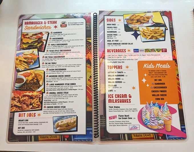 A menu that doesn't need fancy fonts or pretentious descriptions&mdash;just honest food that speaks for itself. The way menus should be.