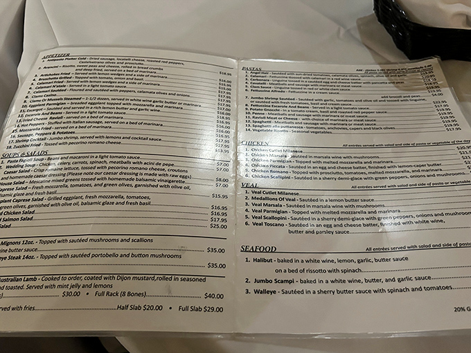 This menu isn't just a list of dishes&mdash;it's a roadmap to happiness, with each item promising a delicious detour from everyday life.