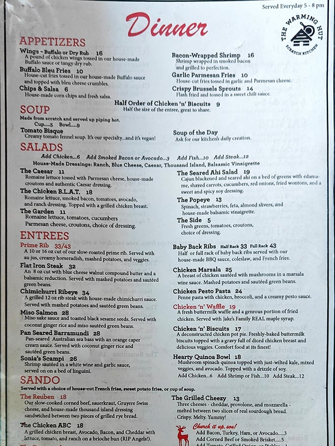 The menu reads like a love letter to comfort food&mdash;each dish promising the culinary equivalent of a warm hug.