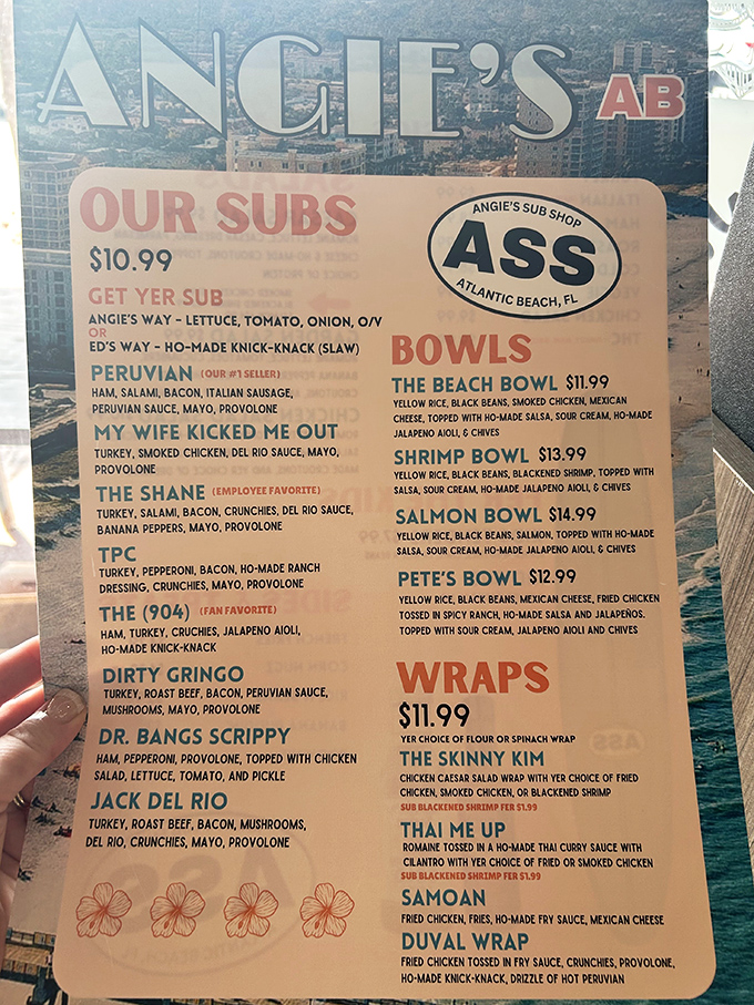 When a menu includes "My Wife Kicked Me Out" and "Dr. Bangs Scrippy," you know you're not at a chain restaurant. The Peruvian reigns supreme for good reason.