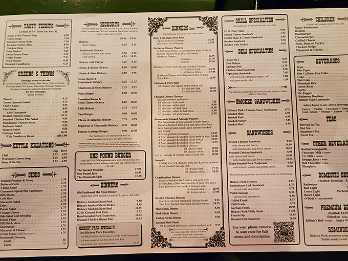 The War and Peace of menus &ndash; except instead of Russian aristocracy, you're choosing between different ways to enjoy smoked meat.