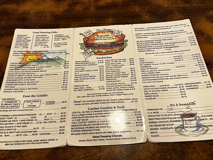 This isn't just a menu&mdash;it's a roadmap to happiness. Each illustrated dish promises a delicious detour from your everyday eating routine.