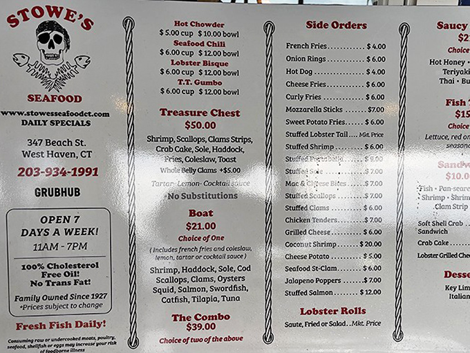 The menu board at Stowe's&mdash;a roadmap to happiness where every choice leads to culinary bliss. Choose wisely, or just come back tomorrow.