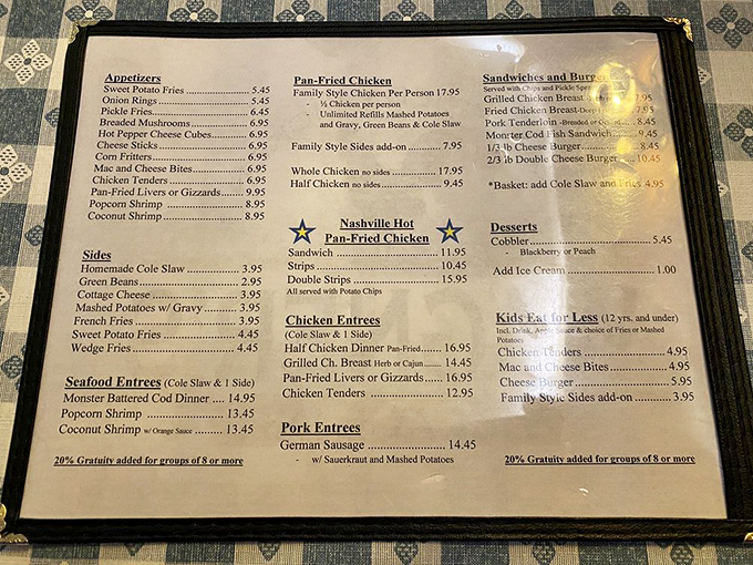 The menu doesn't need fancy descriptions or trendy ingredients &ndash; when you've perfected fried chicken, simplicity is the ultimate sophistication.