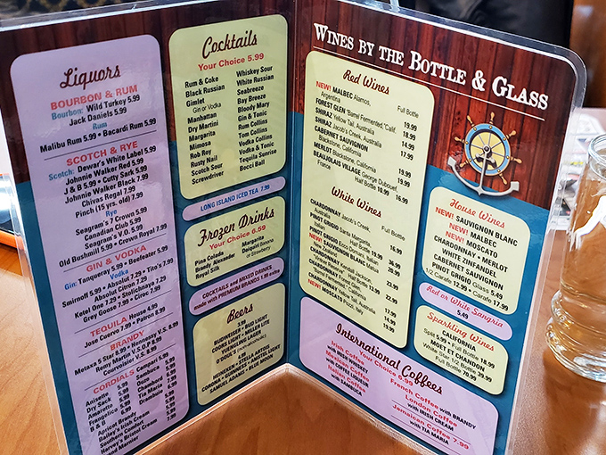 The drink menu reveals Nautilus isn't just about pancakes and eggs &ndash; it's a full-service oasis where cocktails and comfort food create perfect harmony.