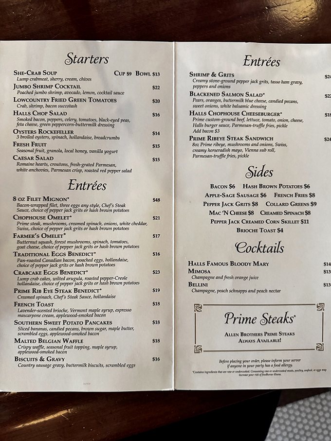 This isn't just a menu—it's a roadmap to happiness. Each description promises a journey worth taking.