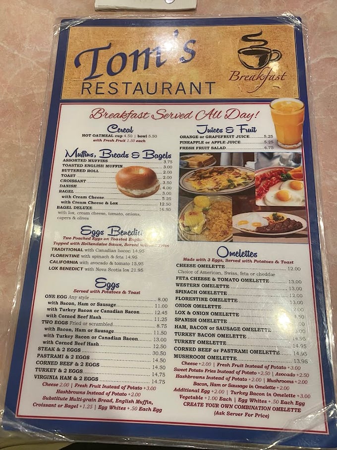 The breakfast menu reads like a love letter to morning indulgence&mdash;where "all day" are the two most beautiful words in the English language.