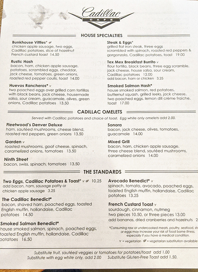 The menu reads like a love letter to breakfast, with each dish promising a morning romance worth getting out of bed for.