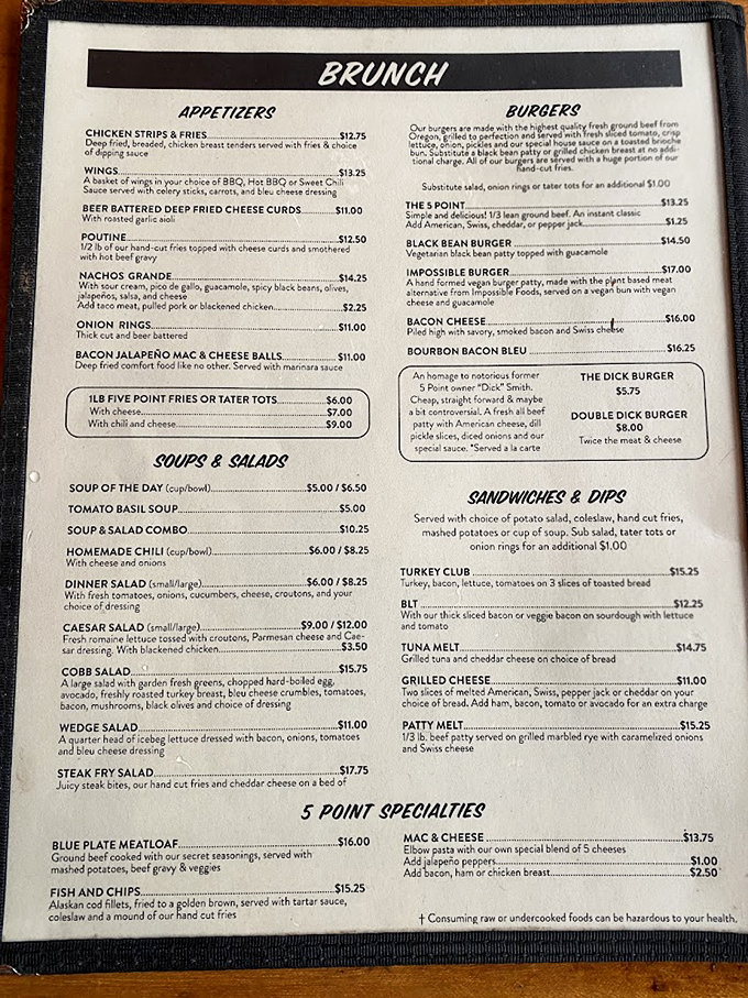 This menu isn't just food&mdash;it's a roadmap to happiness. Each item promises the kind of comfort that makes Seattle's endless drizzle seem like a distant memory.