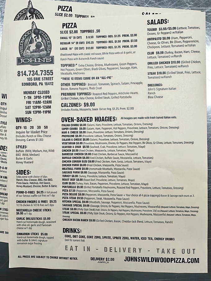 A menu that doesn't need gimmicks&mdash;just solid offerings that have stood the test of time and countless hungry college students.