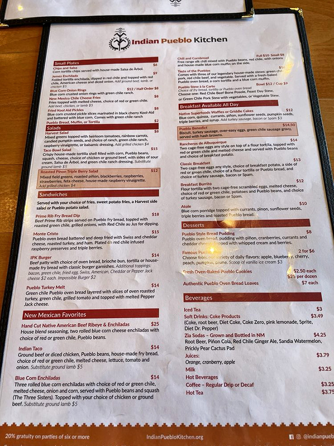 This menu isn't just a list of dishes&mdash;it's a cultural passport. Each item tells a story of ingredients that have sustained communities for generations.