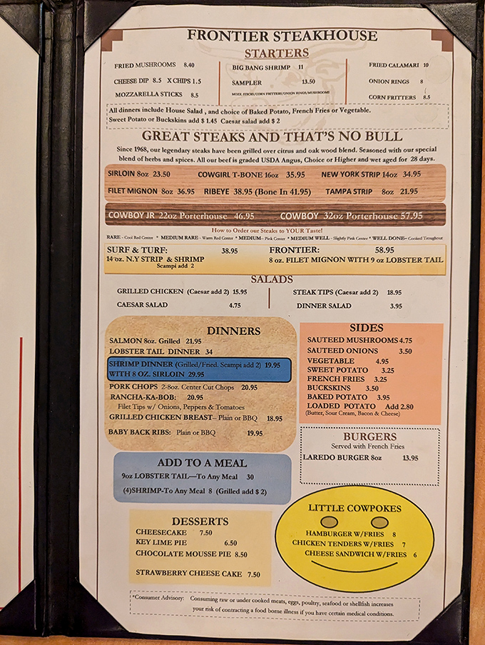 A menu that gets straight to the point: exceptional steaks without the song and dance. When "Steaks and That's No Bull" is your motto, you know where priorities lie.