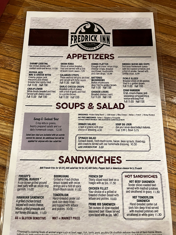Menu decisions that matter more than most election choices. The Prime Rib Sandwich might just get my vote this year.