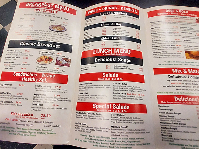 The menu spreads before you like a choose-your-own-adventure novel, except every ending involves delicious satisfaction.