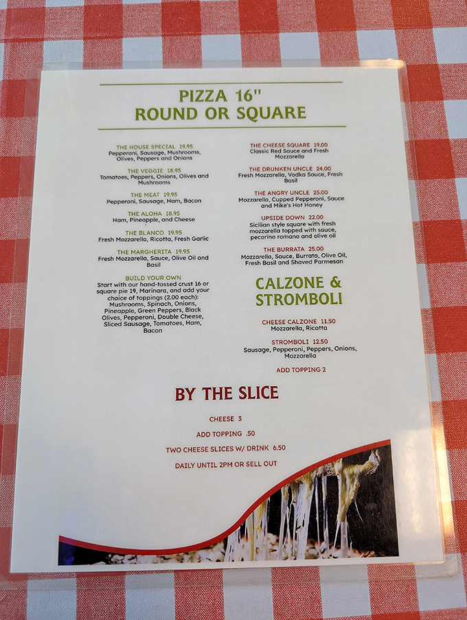 A menu of possibilities! From The Angry Uncle with Mike's Hot Honey to The Upside Down Sicilian &ndash; decisions this important shouldn't be rushed.