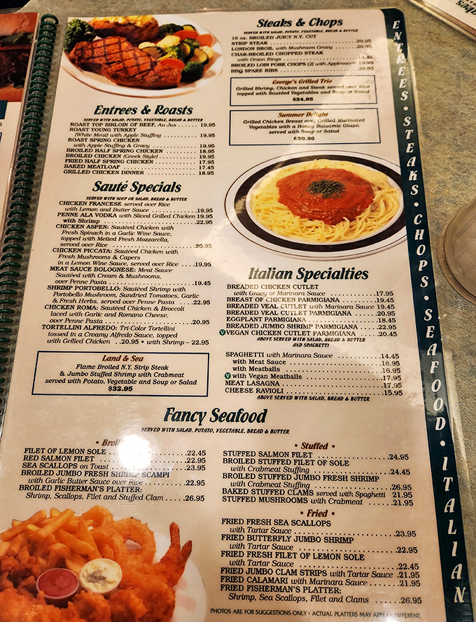 The menu at Court Square isn't just extensive—it's practically a novel with a deliciously satisfying ending no matter which page you choose.