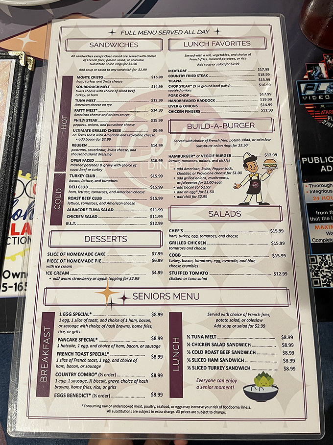 This menu reads like a greatest hits album, except every track is breakfast and they're all chart-toppers.
