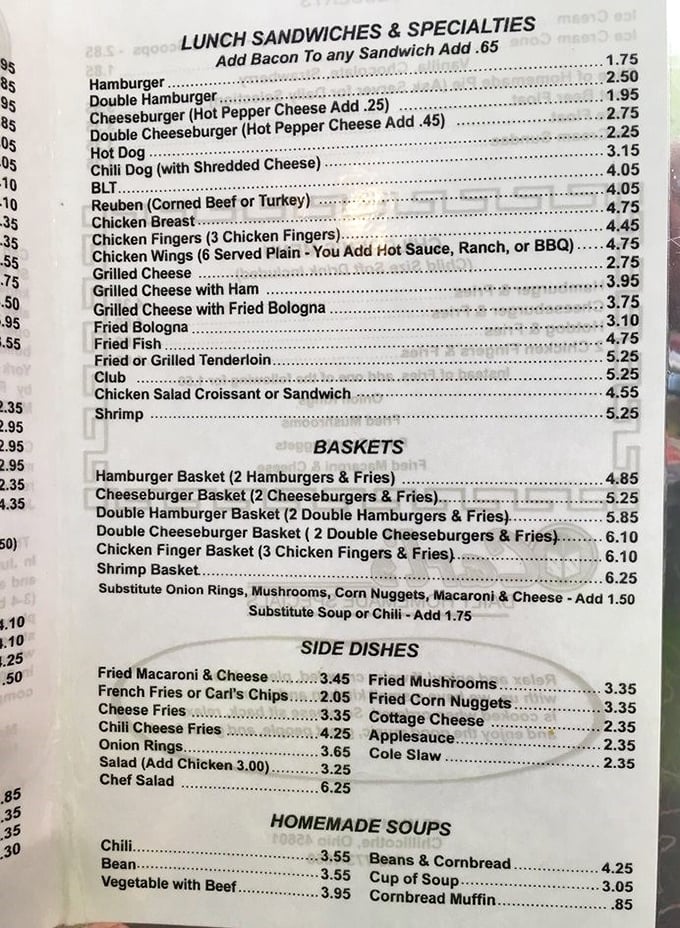 This menu isn't trying to impress food critics—it's aiming straight for your heart with honest classics that have sustained Ohioans through good times and bad.