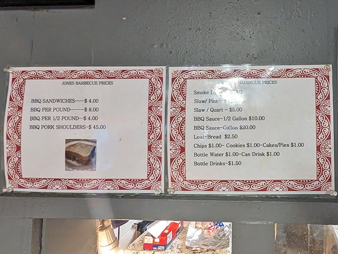 The menu board tells you everything you need to know &ndash; this place isn't about endless options, it's about perfecting the essentials.