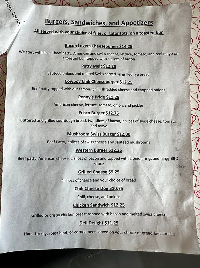 The menu tells the whole delicious story&mdash;from the legendary Bacon Lovers Cheeseburger to the comforting Patty Melt on rye.