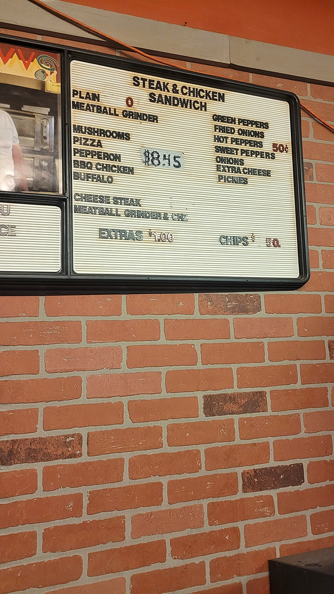 A menu board that hasn't changed in decades&mdash;because perfection doesn't need updating. Simplicity at its most delicious.