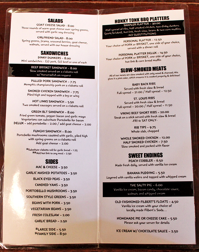 Those menu boards tell the whole delicious story, from slow-smoked meats to sides that deserve their own fan club.
