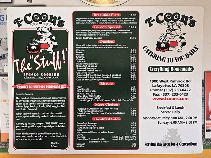 The menu board promises "Everything Homemade," and those daily specials prove they mean business every single day.