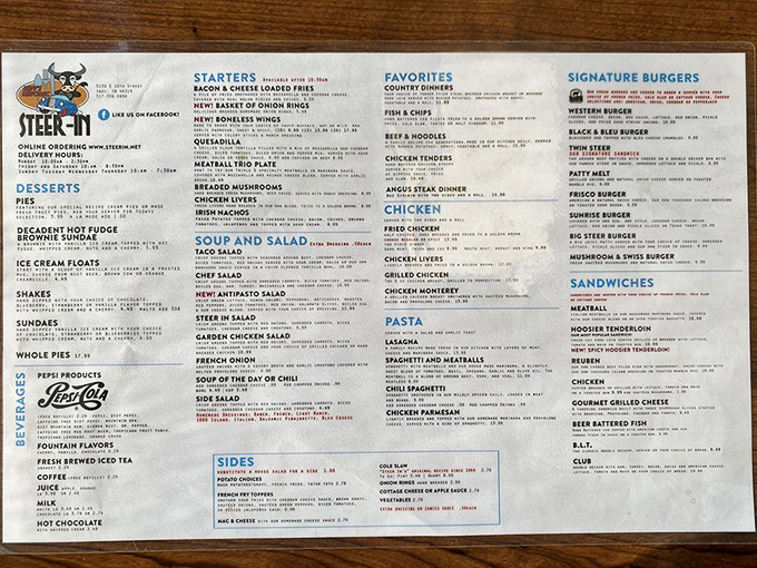 A menu that requires both strategy and appetite. Each laminated page holds the key to Indianapolis comfort food nirvana.