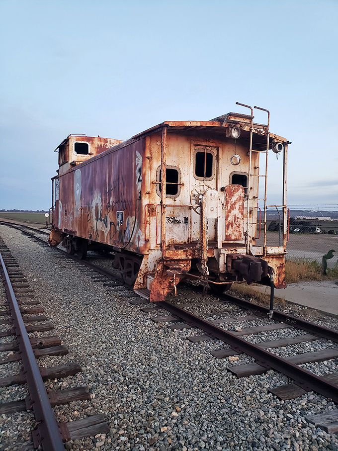 This weathered caboose stands as a rusty reminder of Lompoc's railroad history&mdash;the ultimate tiny home fixer-upper for the truly ambitious retiree.