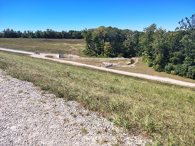 The park's rolling terrain offers hikers both challenge and reward, with scenic vistas appearing around unexpected bends.
